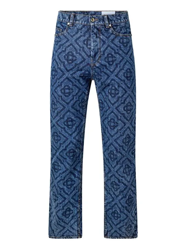 Casablanca Straight Leg Jeans - Blue