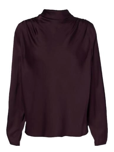 Vince Draped Silk-blend Top - No