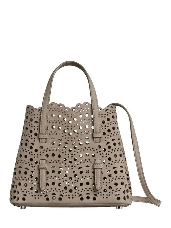 Alaïa Vienne Nubuck Tote Bag - Mist