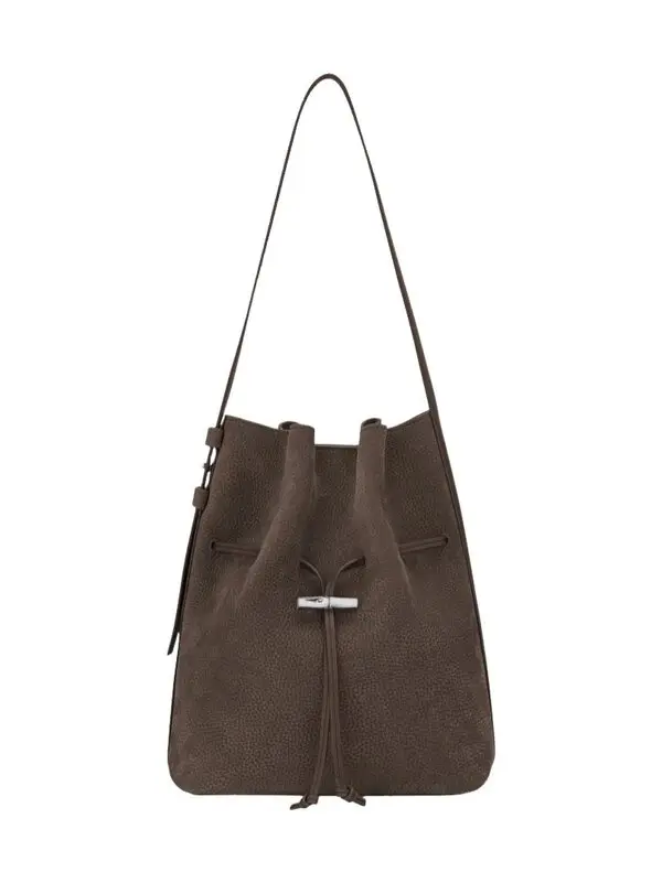 Longchamp Le Roseau M Shoulder Bag - Mocha