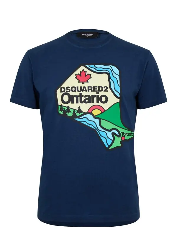 Dsquared2 Crewneck Shortsleeve Tshirt - Blue