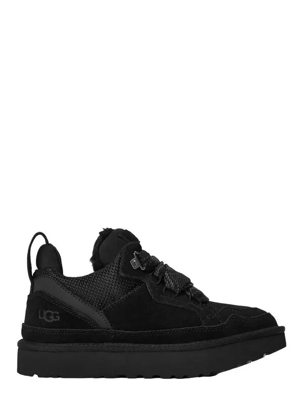 Pierre Hardy Suedemesh Laceup Platform Sneakers - Black