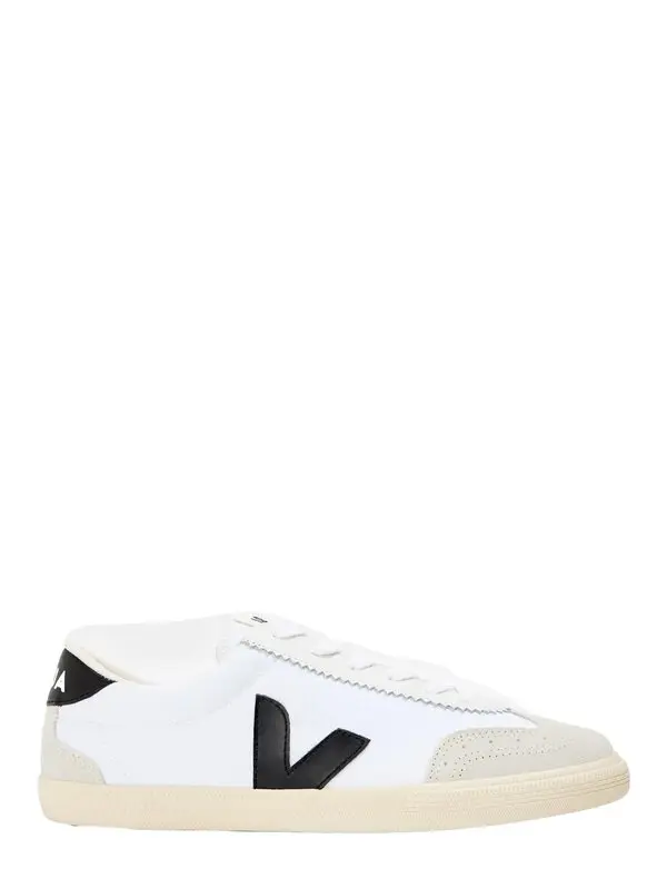 VEJA And Black Lace-up Sneakers - White