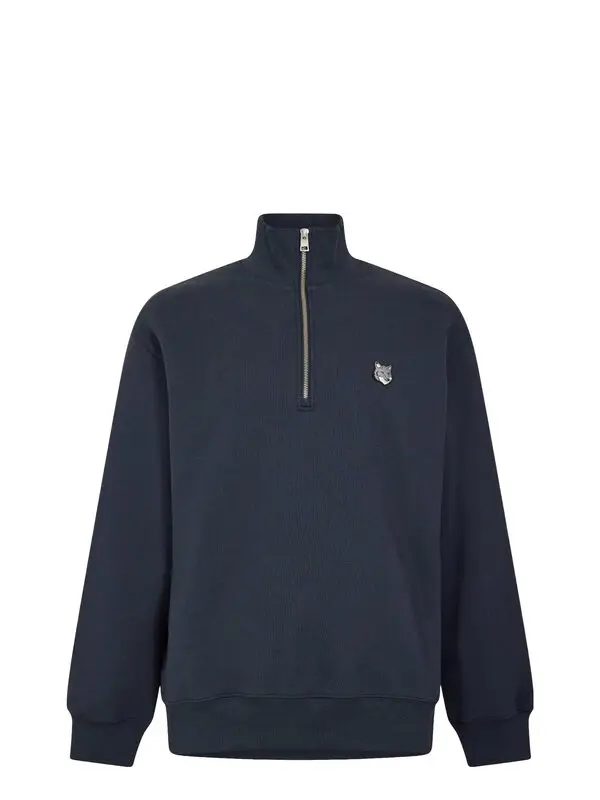 Maison Kitsuné Half-zipper Hoodie - No