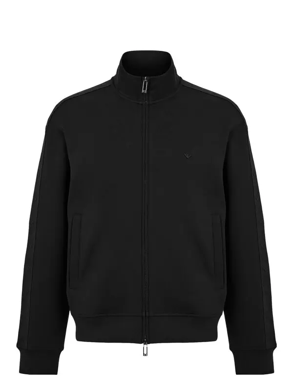 Emporio Armani Fleece Zip Jacket - Black