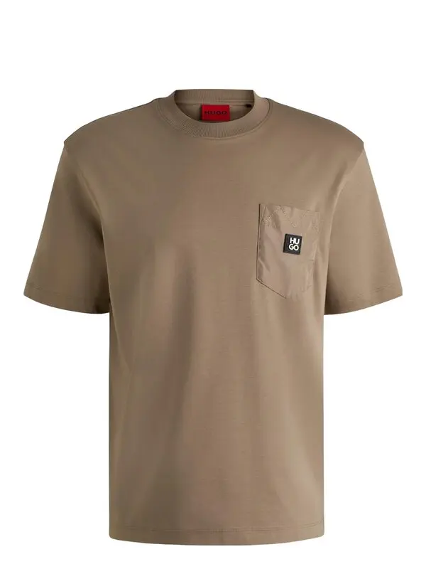 Hugo Boss Crewneck Shortsleeve Tshirt - Brown