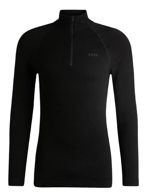 Hugo Boss Ribbed Sweater - Black