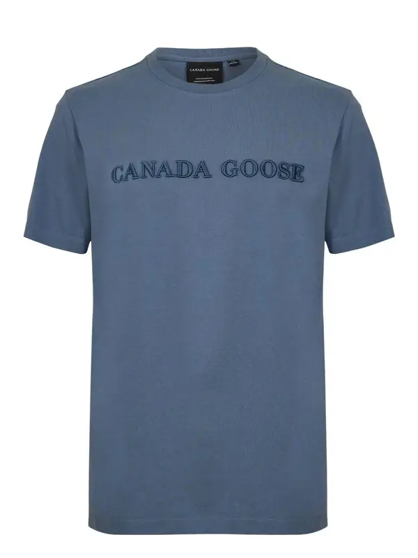 Canada Goose Simple Cotton T-shirt - Blue