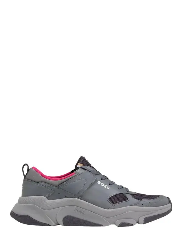 Hugo Boss Lace-up Sneakers - Grey
