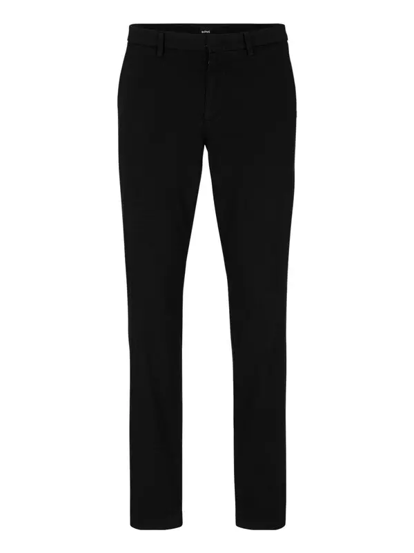 Hugo Boss Slimfit Tapered Chino Trousers - Black