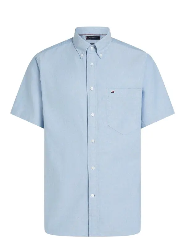 Tommy Hilfiger Buttondown Shortsleeve Shirt - Blue
