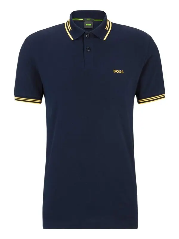 Hugo Boss Contrastcollar Polo Shirt - No