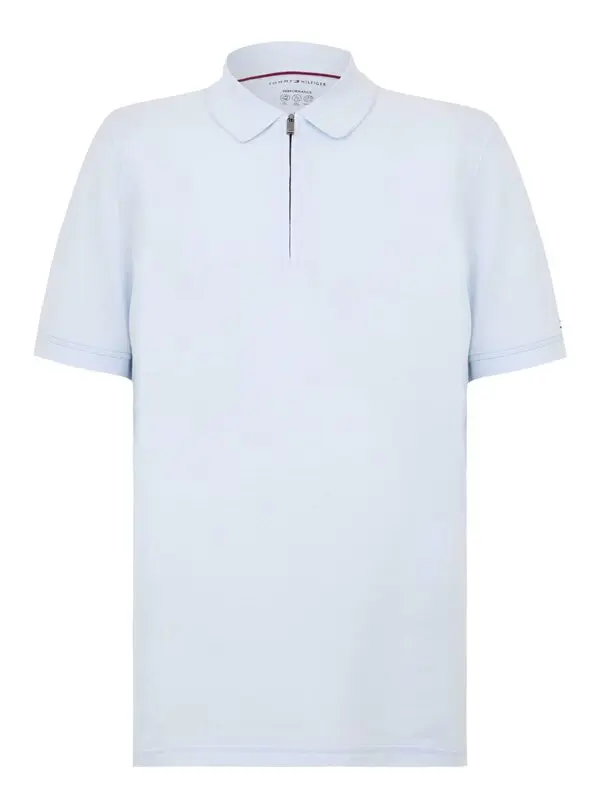 Tommy Hilfiger Frontzip Shortsleeve Polo Shirt - No