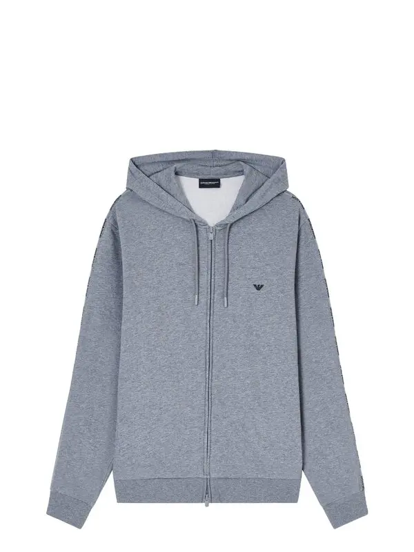 Emporio Armani Zipup Hoodie - Grey