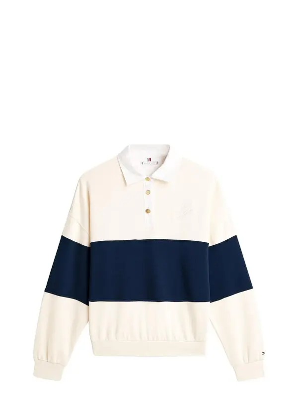 Tommy Hilfiger Long Sleeve Rugby Sweatshirt - No