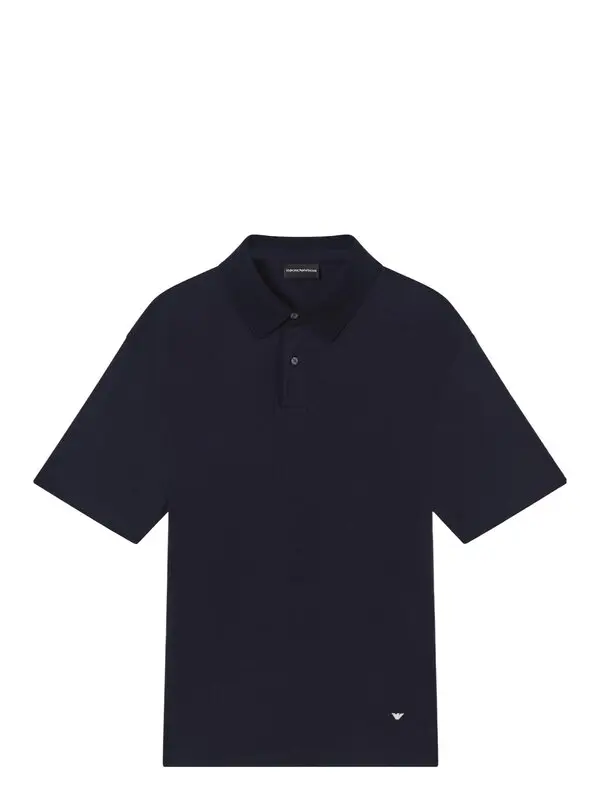Emporio Armani Shortsleeve Polo Shirt - Blue