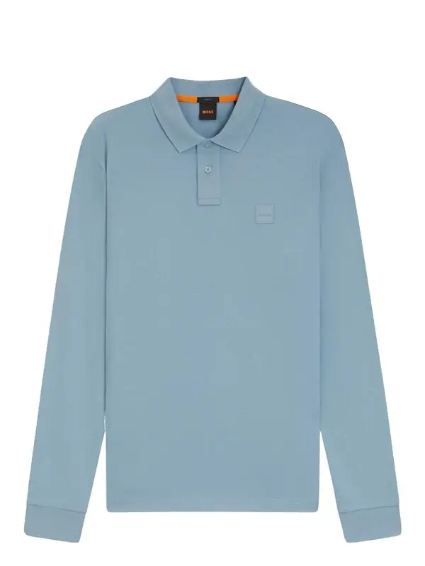 Hugo Boss Collared Longsleeve Polo Shirt - No