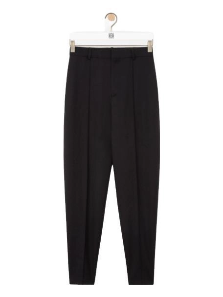 Loewe Wool Trousers - Black