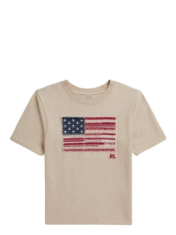 Polo Ralph Lauren Classic Crewneck Shortsleeve Shirt - Nude