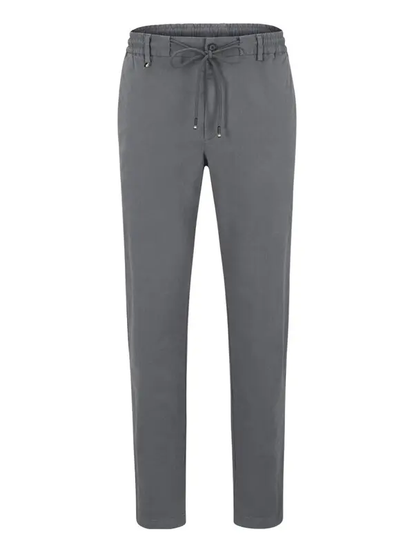 Hugo Boss Drawstring Casual Trousers - Gray