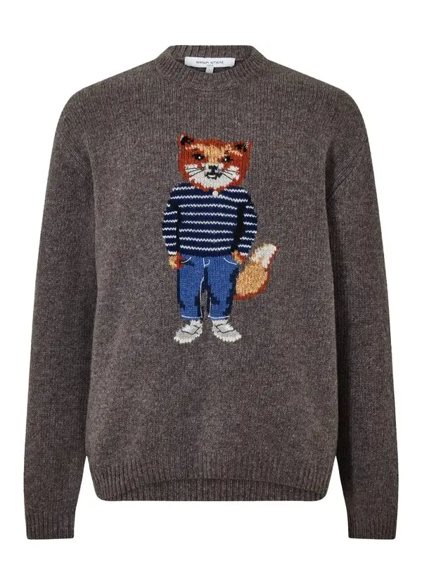 Maison Kitsuné Wool Jumper - Grey