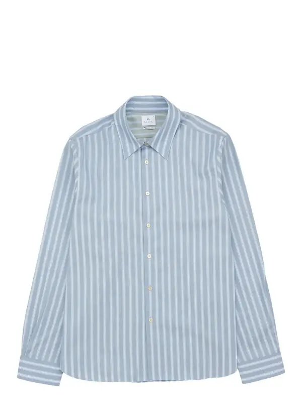 Paul Smith Striped Long-sleeve Shirt - Blue