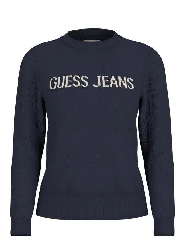 Guess Crewneck Knit Sweater - No