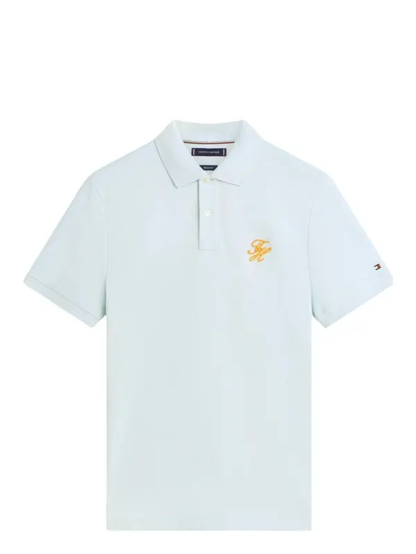 Tommy Hilfiger Shortsleeve Polo Top - Blue