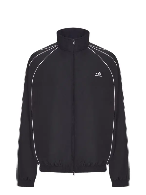 Balenciaga Long Sleeve Track Jacket - Black