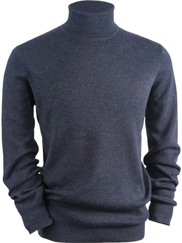 Saint James Turtleneck Long Sleeve Sweater - Black