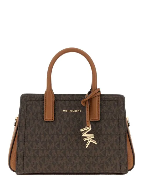 Michael Kors Laila Extra-small Signature Logo Crossbody Bag - Brown