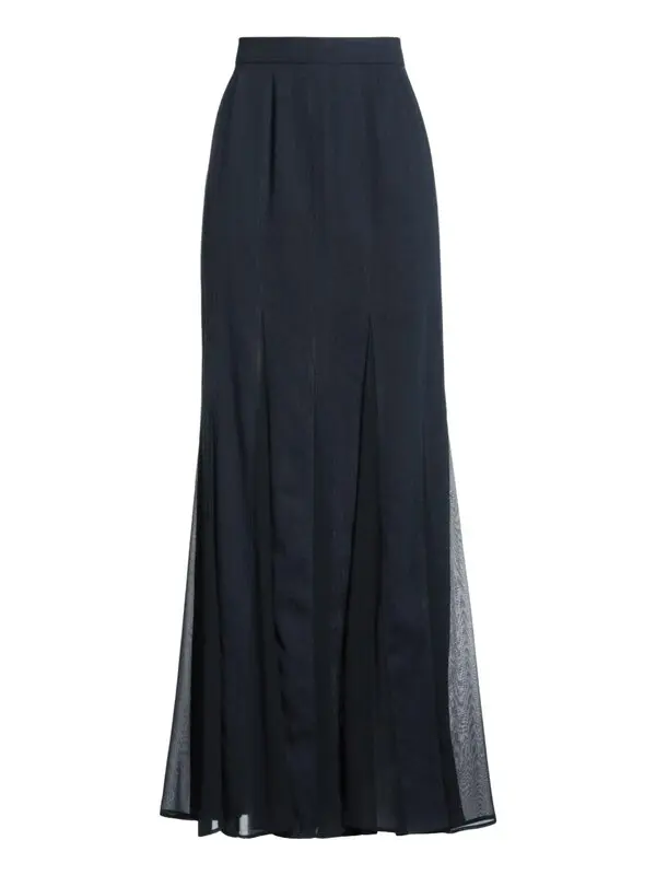 Max Mara Flared Zip-fastening Skirt - Black