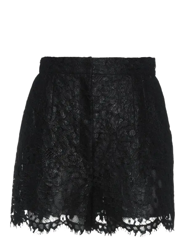 Dolce & Gabbana Lace Shorts - Black