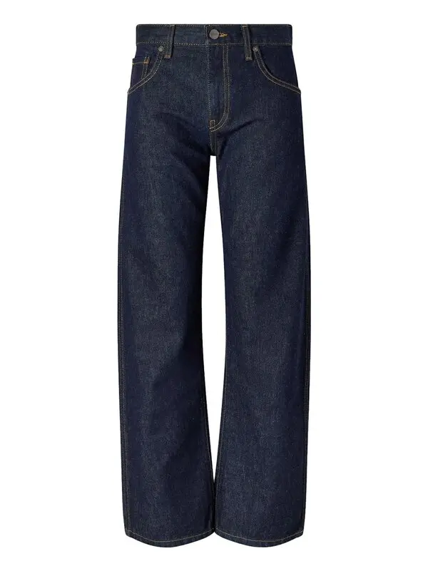 Khaite Kerrie Mid-rise Straight-leg Jeans - Blue