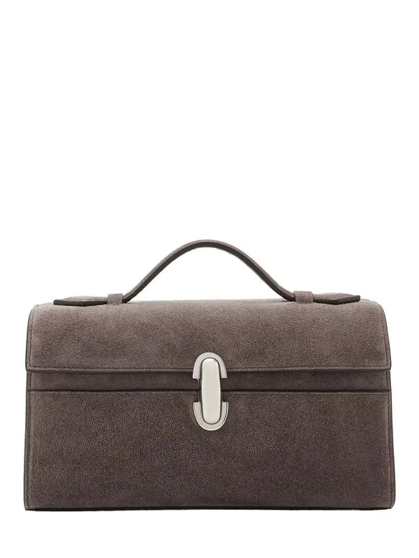 Savette Suede Pochette - Grey