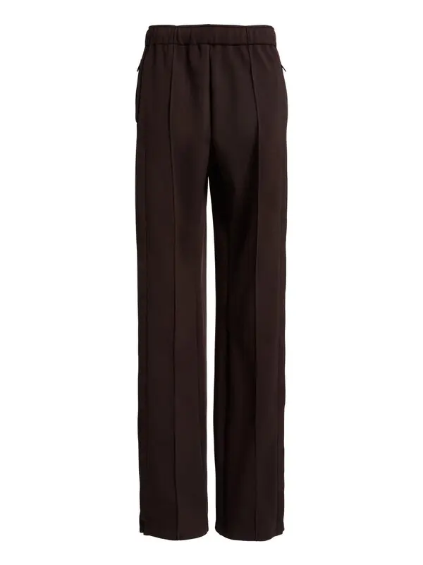 COURREGES Straight-leg Interlock Sweatpants - Brown