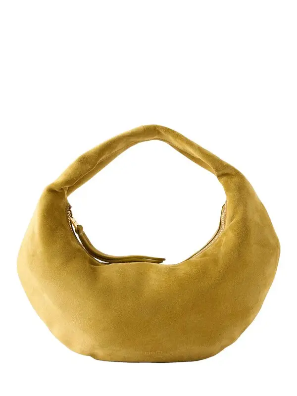 Khaite Olivia Suede Mini Bag - Chartreuse