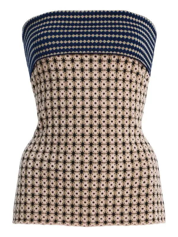 Rachel Comey Opal Strapless Knit Top - Multi