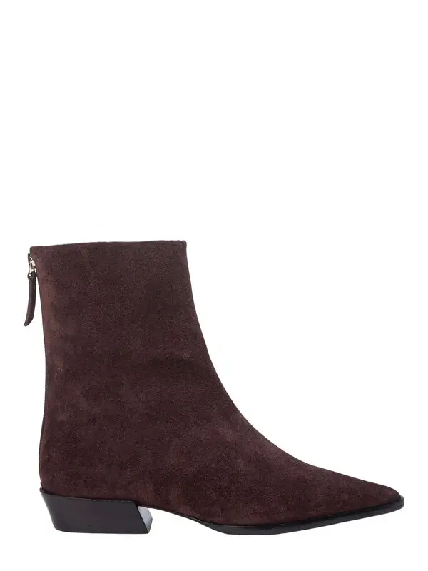 BLACK SUEDE STUDIO Esme Suede Ankle Boots - Brown