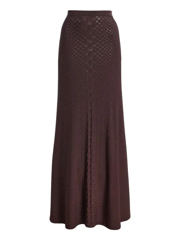 Adam Lippes Sarita Skirt - Brown