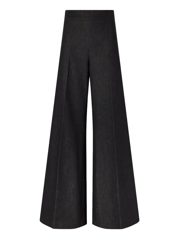 Carolina Herrera Diana Wide-leg Jeans - Black