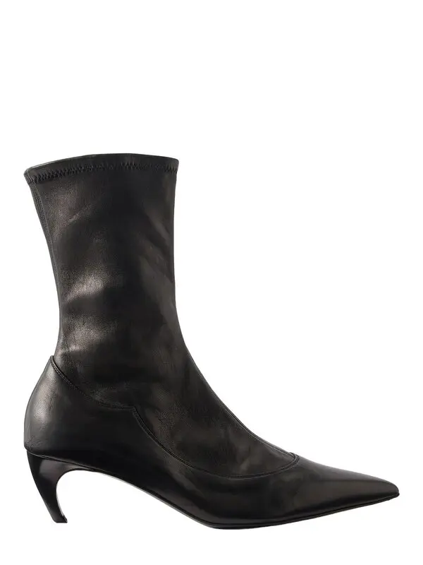 Khaite Valerie 55 Ankle Boots - Black