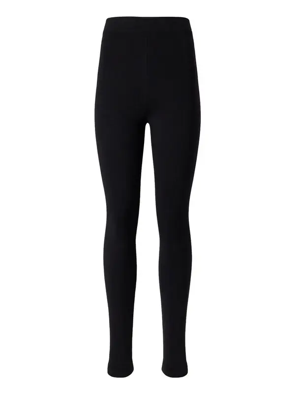 Alaïa High-rise Wool-blend Skinny-leg Pants - Black