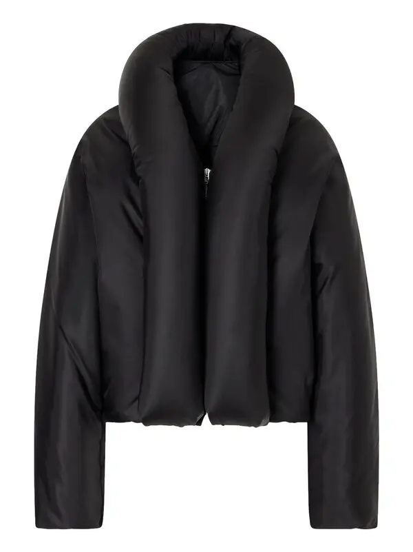Alaïa Padded Shell Bomber Jacket - Black