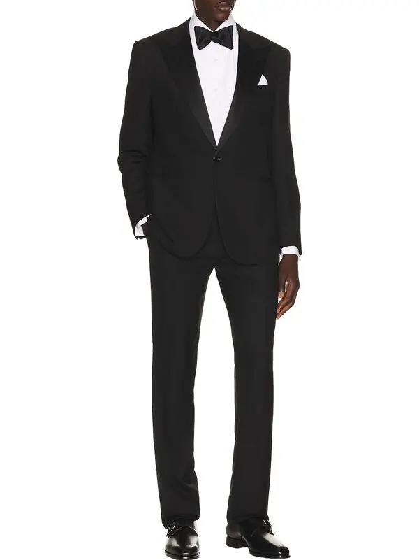 Ralph Lauren Purple Label Barathea Suit - Black