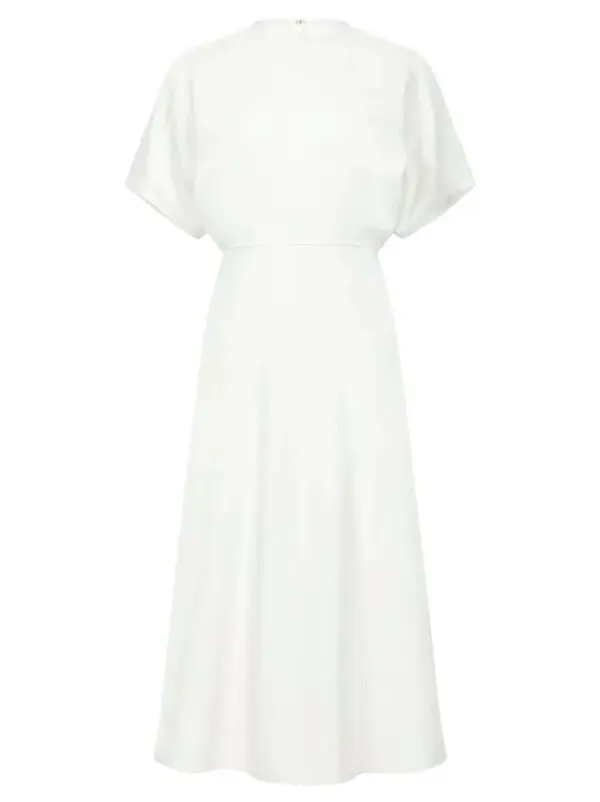 Victoria Beckham Eleanor Midi Dress - White