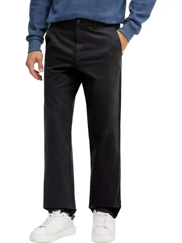BENETTON Straight-leg Chino Trousers - Blue