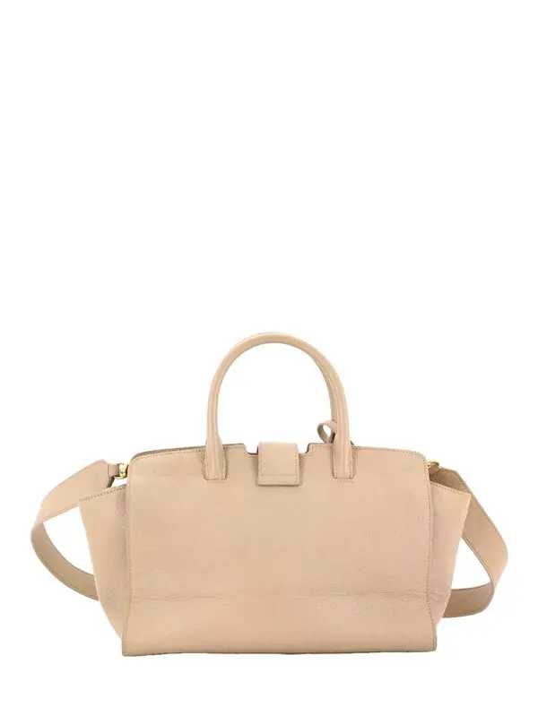 Saint Laurent Monogram Satchel - Neutrals