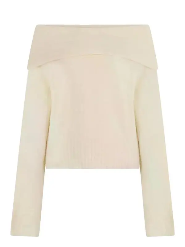 Giuseppe Di Morabito Off-shoulder Knitted Sweater - Neutrals