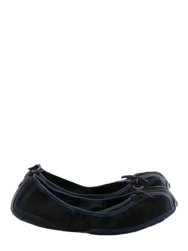 Balenciaga Bow Detail Ballet Flats - Black